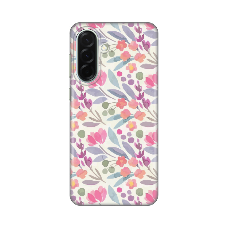 Zastitna silikonska maska (futrola) PRINT - Samsung A366 Galaxy A36 5G Watercolor Flowers