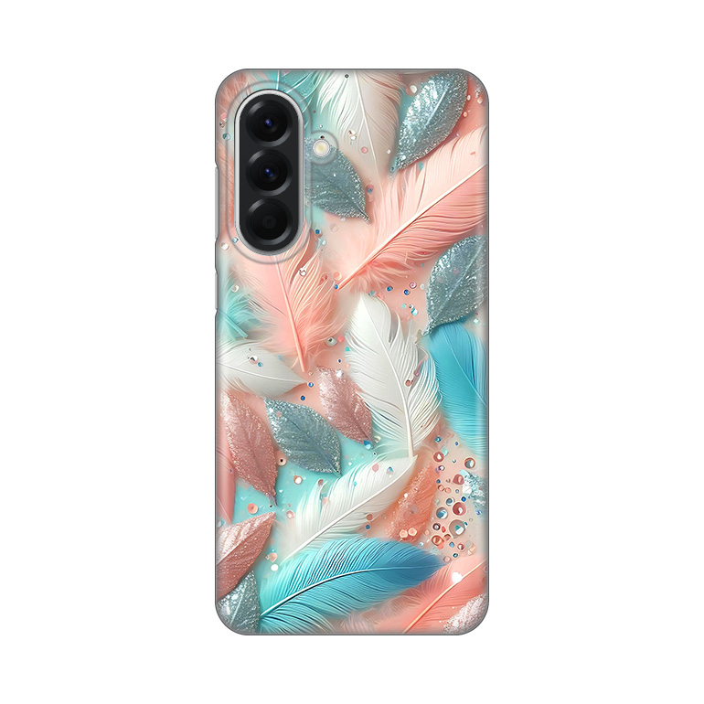 Zastitna silikonska maska (futrola) PRINT - Samsung A566 Galaxy A56 5G Pastel Feathers