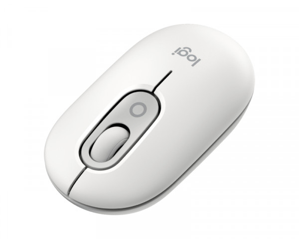 LOGITECH Pop Mouse with Emoji, Off-White miš