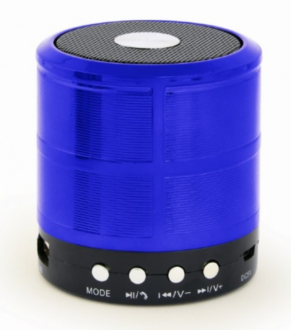 SPK-BT-08-B Gembird Portable Bluetooth speaker +handsfree 3W, FM, microSD, AUX, blue