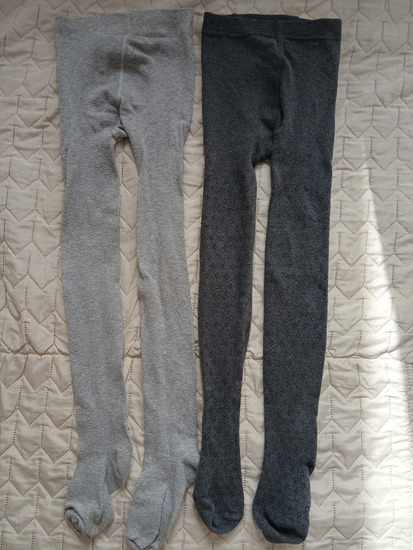 H&M i Dopodopo sive pamucne hulahopke, 122-128