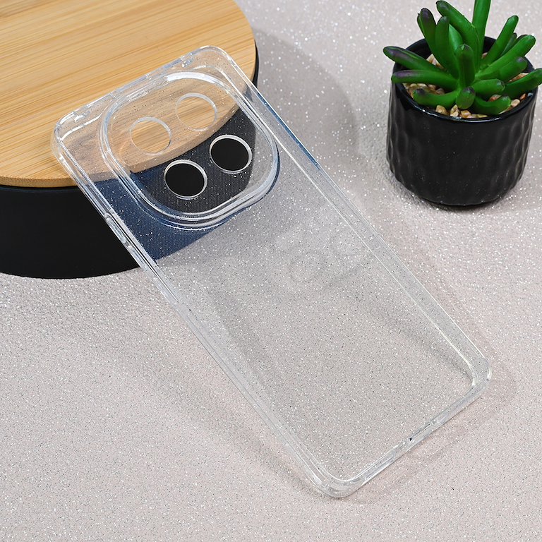 Zastitna maska (futrola) Sparkle Dust - Xiaomi Redmi Note 14 Pro 4G/5G/Pro Plus Transparent