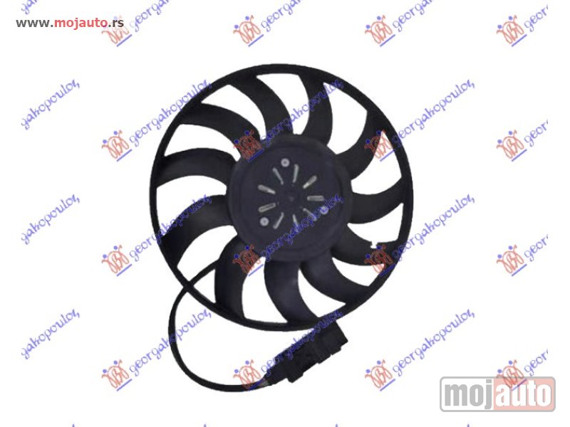 VENTILATOR (MOTOR+ELISA) (BENZIN/DIZEL) (380mm) (400W) DESNO Audi a8 02-09 -dostupno