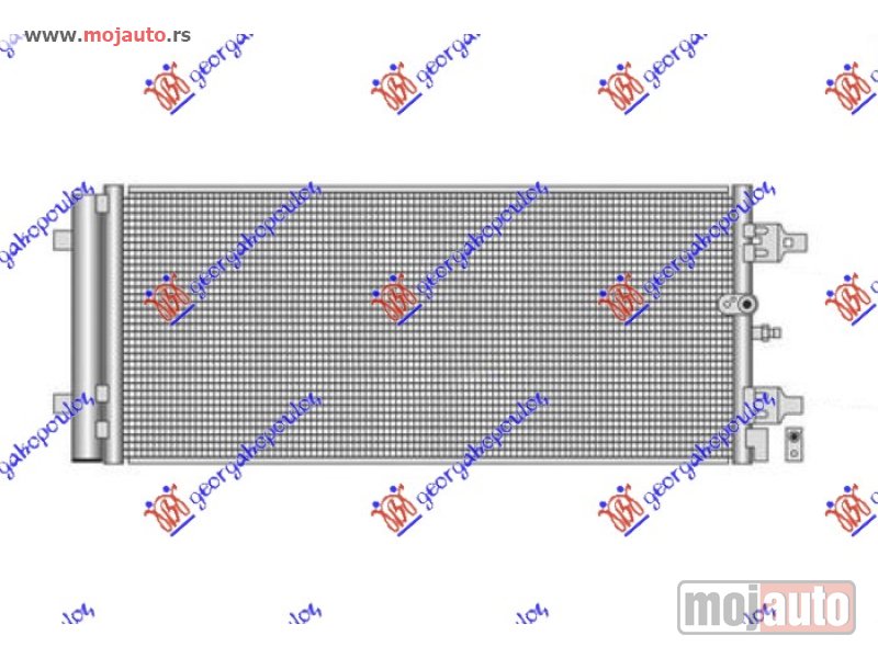 HLADNJAK KLIME 4.0 TFSI BENZIN (AUTO) (676x293x16) Audi a6 14-18 -dostupno