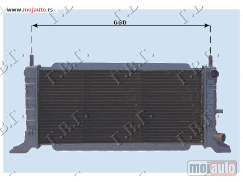 HLADNJAK MOTORA 1.1/1.3 (60.3x29.8) 88-90 Ford escort iv 88-90 -nedostupno