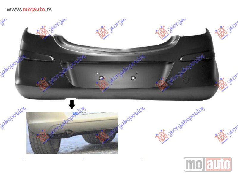 ZADNJI BRANIK 3 VRATA Opel corsa d 06-15 -dostupno