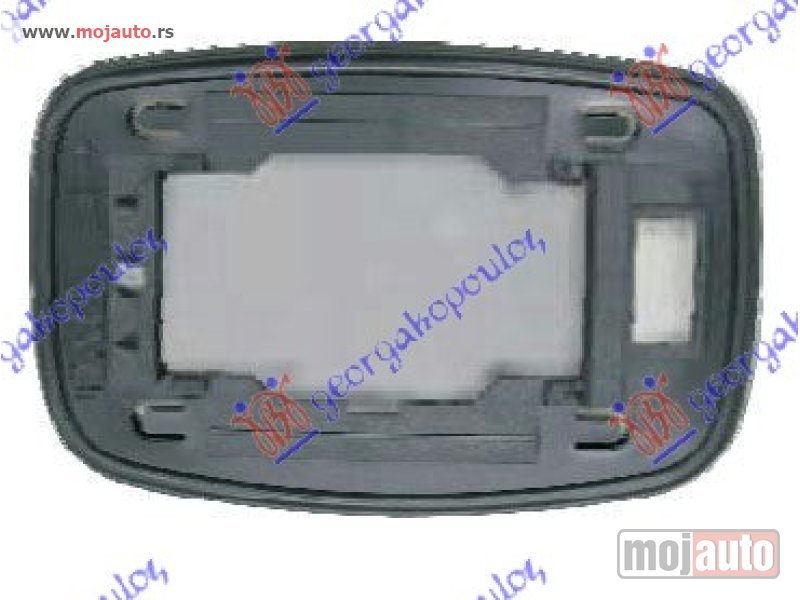 STAKLO RETROVIZORA (CETVRTASTO KACENJE) 1994- (KONVEKSNO) Levo Ford escort 95-98 -dostupno