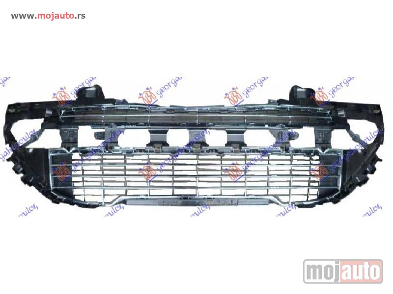 CENTRALNA RESETKA CRNA (4 HROM LAJSNE) -11 (GT/GTI) Peugeot 308 08-13 -dostupno
