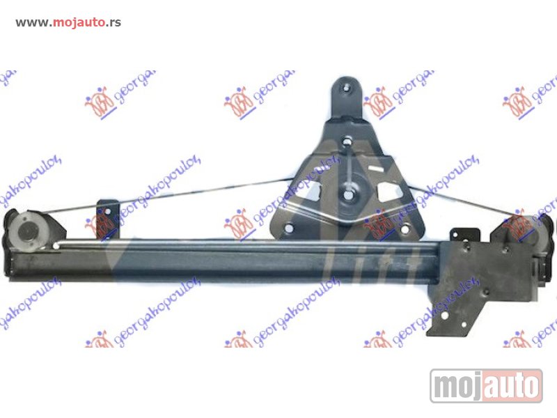 PODIZAC ZADNJEG PROZORA ELEKTRICNI (BEZ MOTORA) Desno Peugeot 308 08-13 -dostupno