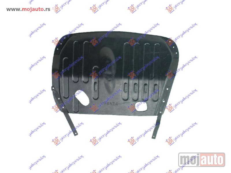 ZASTITA MOTORA (1.1/1.2 BENZIN) PREDNJA PLASTICNA Fiat panda 03-14 -dostupno