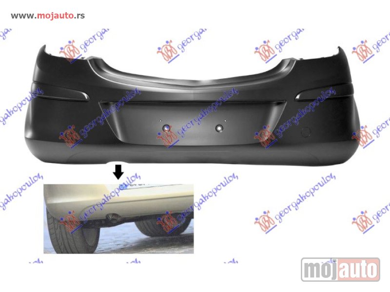 ZADNJI BRANIK 5 VRATA Opel corsa d 06-15 -dostupno