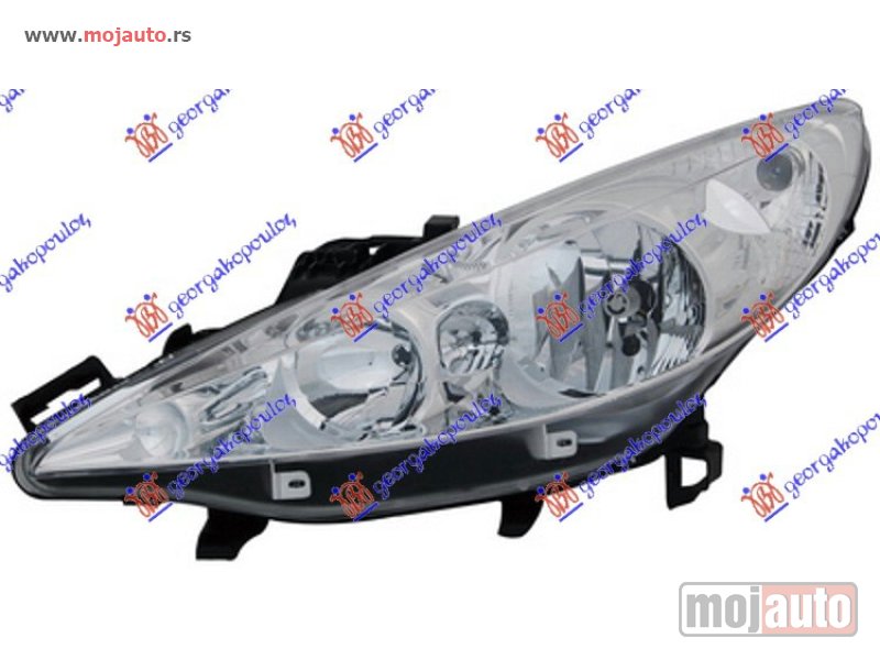 FAR (TYC) Levo Peugeot 207 06-14 -dostupno