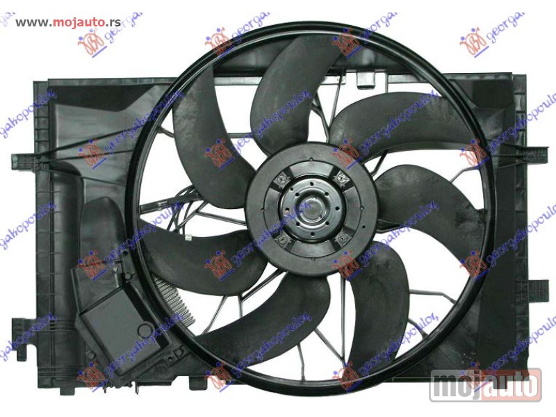 VENTILATOR HLADNJAKA KOMPLET (BENZIN/DIZEL) Mercedes c class (w203) sdn/s.w. 03-07 -dostupno