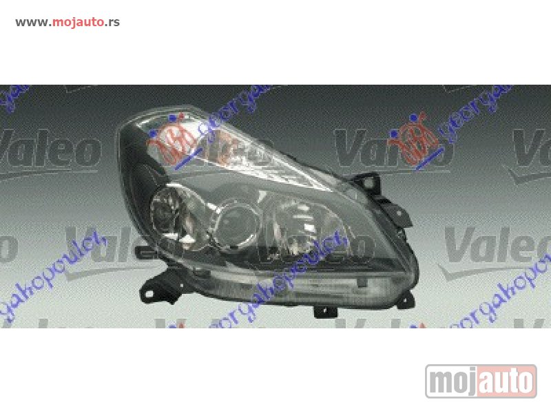 FAR SA MAGLENKOM CRNI (H1/H1/H7) (VALEO) Desno Renault clio 06-09 -nedostupno