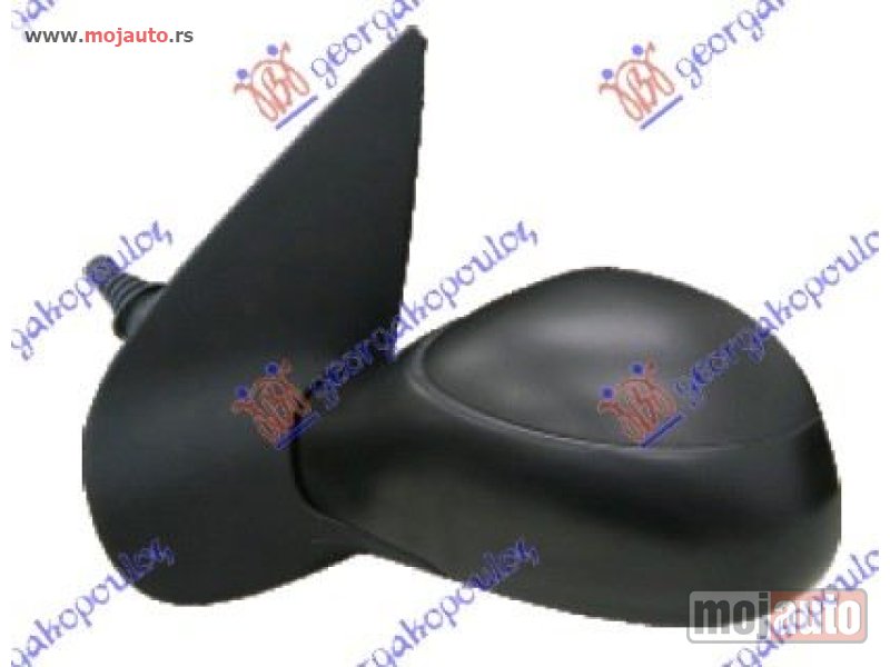 RETROVIZOR MEHANICKI SA RUCICOM (ASFERICNO STAKLO) Levo Peugeot 206 98-09 -dostupno