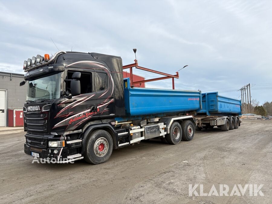 Prodaje se Scania R580 kiper na aukciji + prikolica kiper