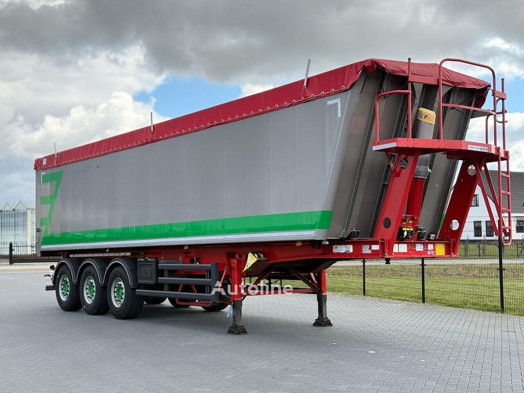 Stas S300CX KIPPER, TOP CONDITION, 55M3, HOLLAND TRAILER. poluprikolica kipera