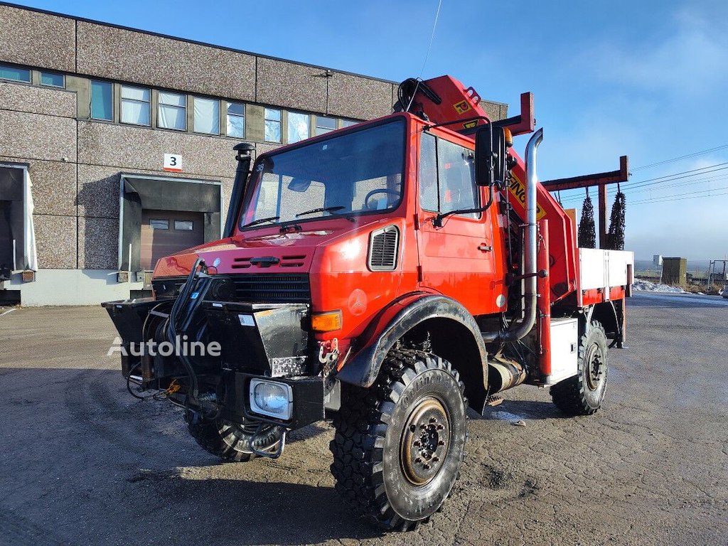 Prodaje se Mercedes-Benz UNIMOG U 1650 kamion s ravnom platformom na aukciji