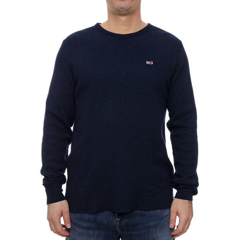 Muški duks Tommy Hilfiger Slim Waffle Ls Tee Ext