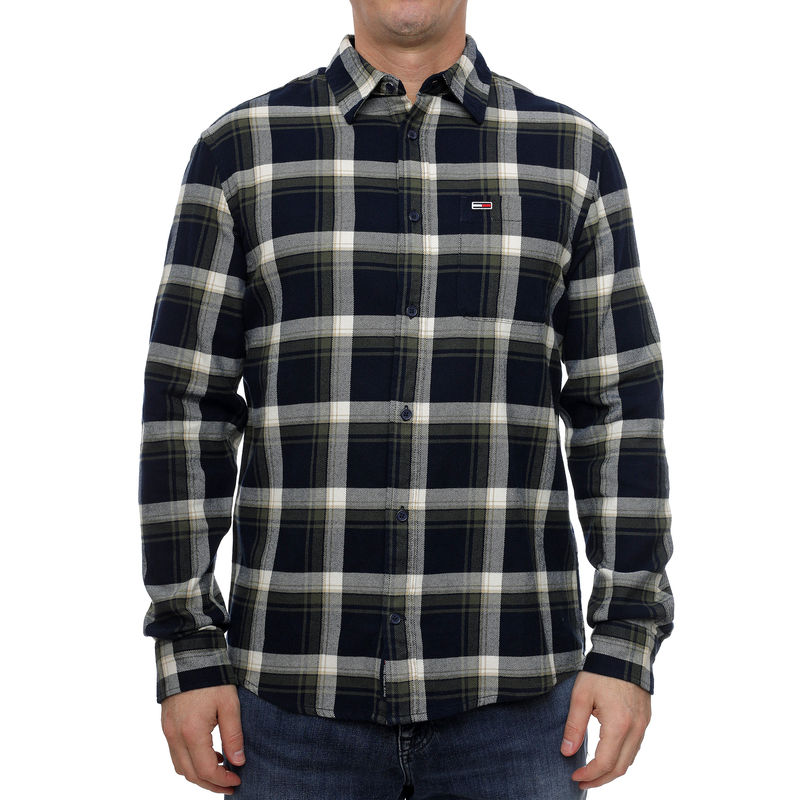 Muška košulja Tommy Hilfiger Reg Check Flannel Shirt Ext