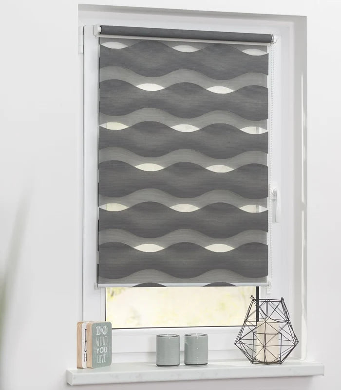 Zebra zavesa siva 85x150cm