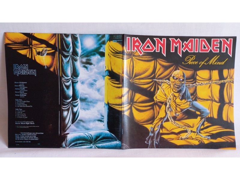 IRON MAIDEN! ENGLESKO! ČETVRTI LP LEGEND.GRUPE! 5/5!