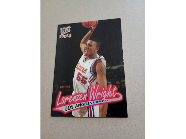 Kartica nba fleer ultra 1996/97 lorenzen wright br.51