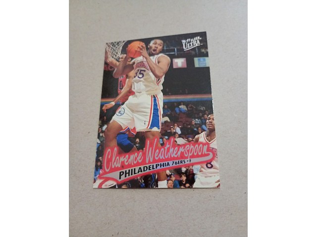 Kartica nba fleer ultra 1996/97 clarence weatherspoon