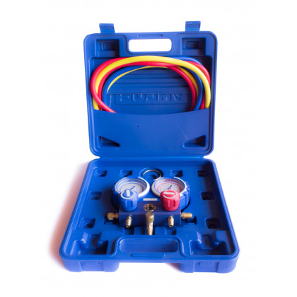 MANOMETAR U KOFERU SA CREVIMA R-410,22,134,407 VMG-2-R410a-B 1200mm VALUE