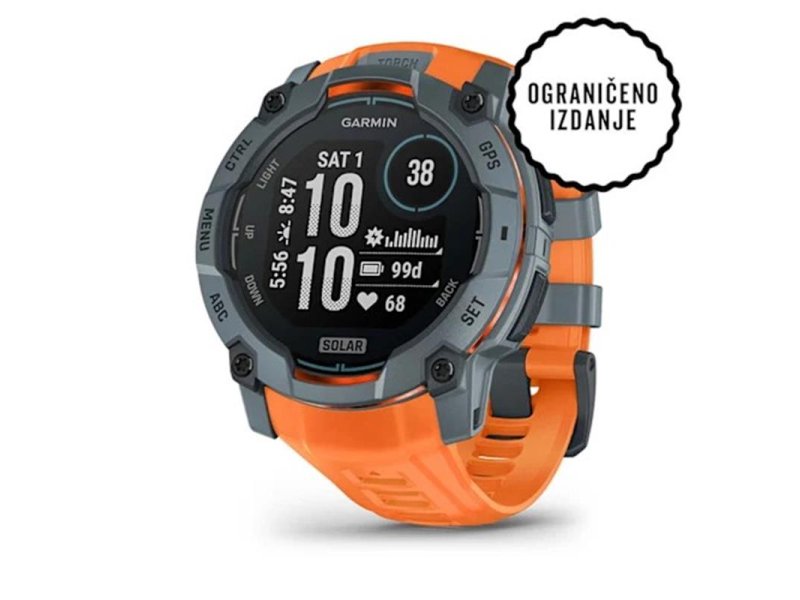 GARMIN INSTINCT 3 50 SOLAR ORANGE (010-02935-01)