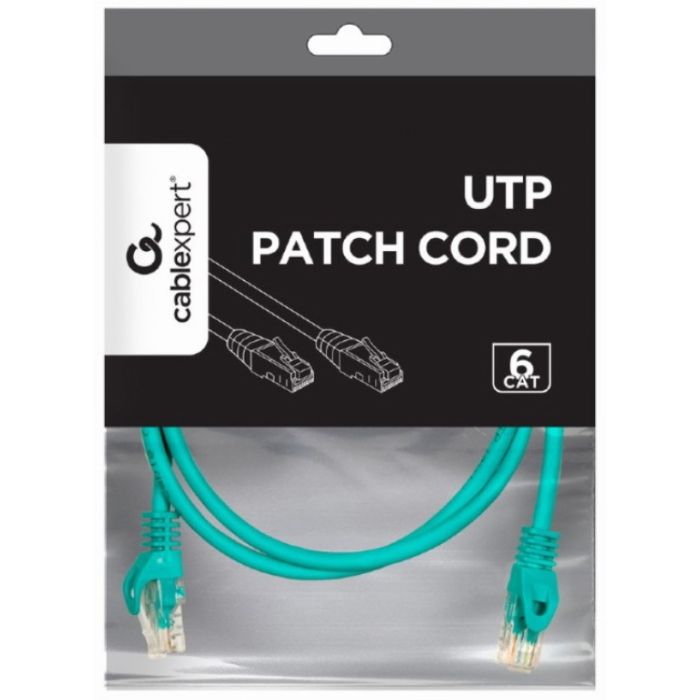PP6U-2M/G Gembird Mrezni kabl, CAT6 UTP Patch cord 2m green