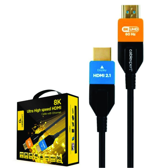 CC-HDMI8K-AOC-30M Gembird Active Optical (AOC) ULTRA High speed HDMI 2.1 8K UHD with Ethernet 30m