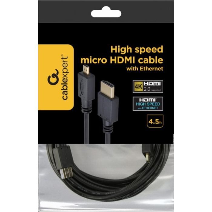 CC-HDMID-15 Gembird HDMI male to micro D-male black kabl4.5 m