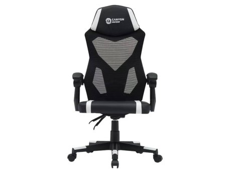 CANYON Gejmerska stolica Flow MCH01 Mesh Black/White