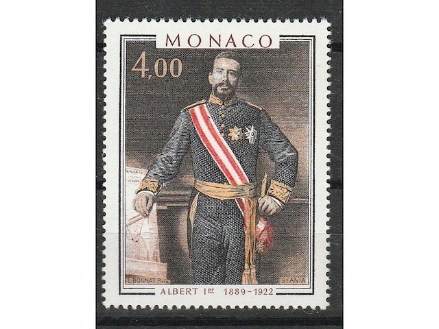 Monaco, Monako - 1980 - Albert I - MNH