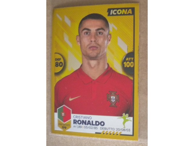 Cristiano Ronaldo `Panini Family Unici 2021`