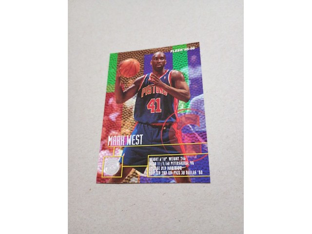 Kartica nba fleer 1995/96 mark west br.56