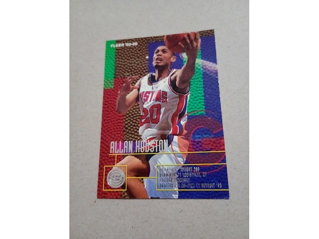 Kartica nba fleer 1995/96 allan houston br.52