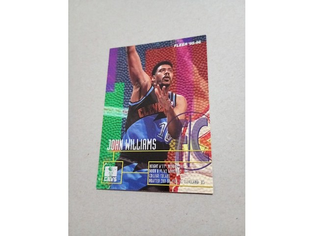 Kartica nba fleer 1995/96 john williams br.32