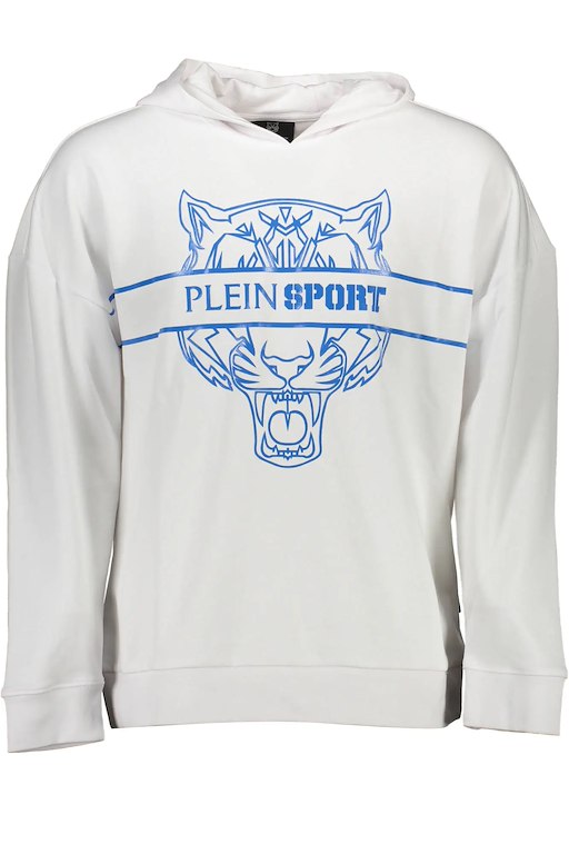 PLEIN SPORT Muški Duks FIPS218_BIANCO_01-WHITE, Beli