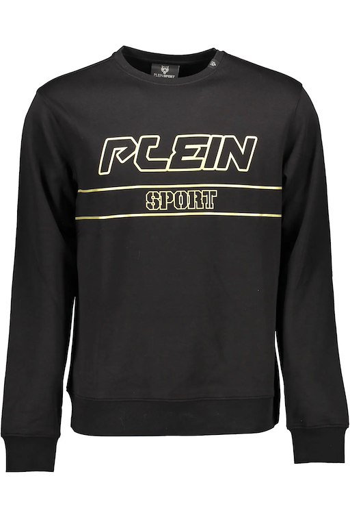 PLEIN SPORT Muški Duks FIPS210_NERO_99-BLACK, Crni