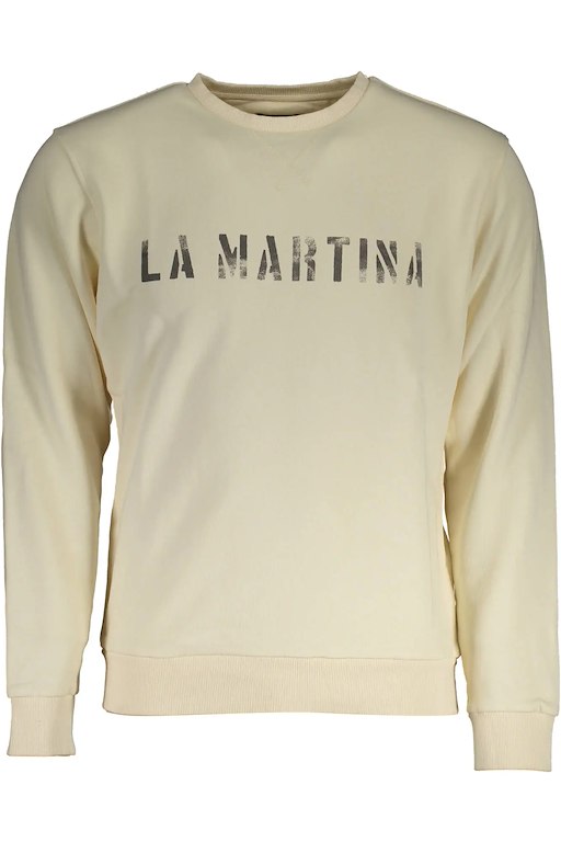 LA MARTINA Muški duks XMF006-FP543_BIANCO_04186, Krem