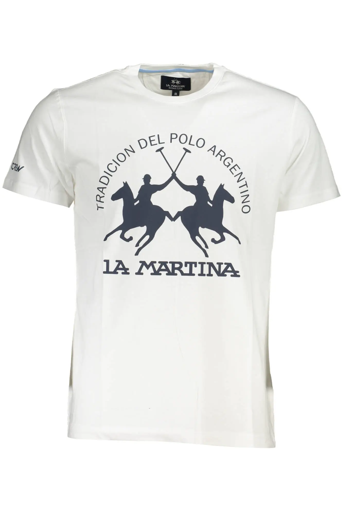 LA MARTINA Muška majica XMR011-JS206_BIANCO_00001, Bela