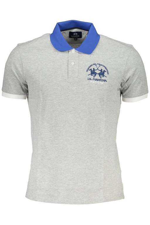 LA MARTINA Muška polo majica XMP310-PK031_GRIGIO_01001, Siva