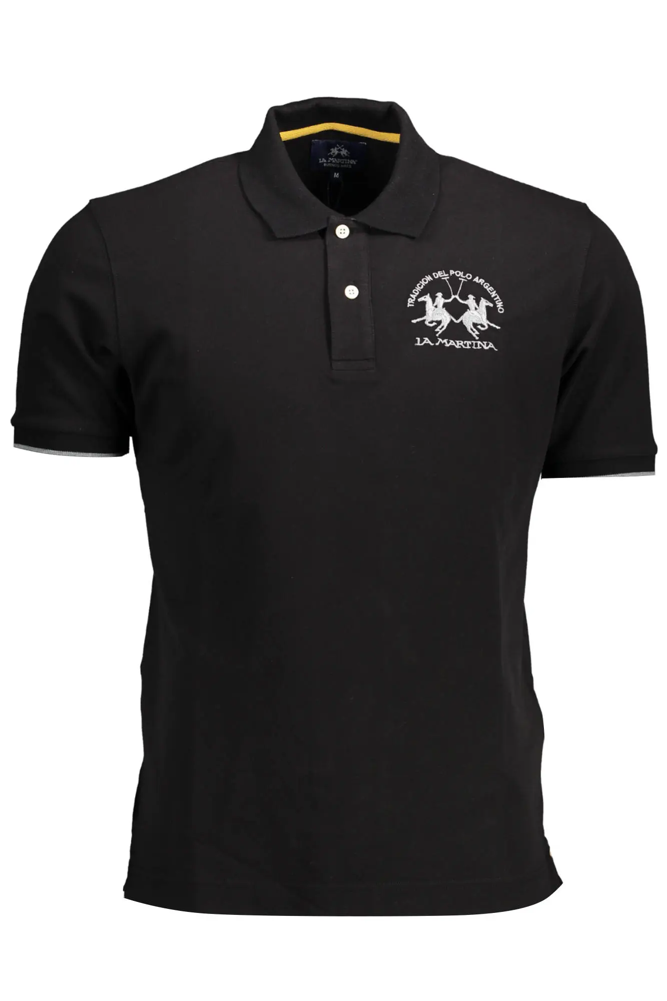 LA MARTINA Muška polo majica CCMP01PK001_29ACBB9_NERO09999, Crna