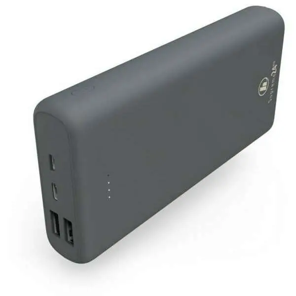 HAMA Eksterna baterija 201711, 24000 mAh, Tamnosiva