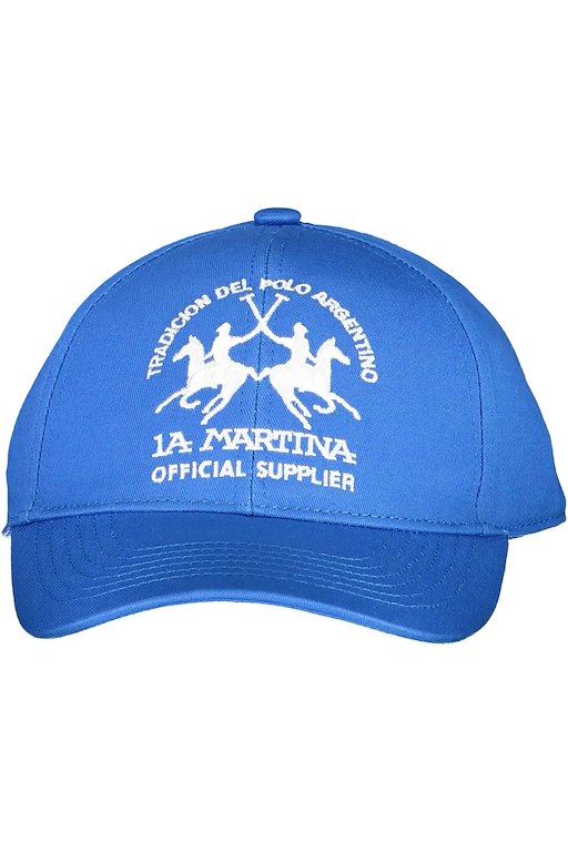 LA MARTINA Muški kačket XUH001-TW099_BLU_07165, Plavi