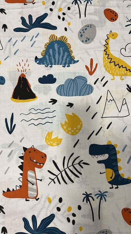 Tetra pelene za bebe – dezen dinosaurusi