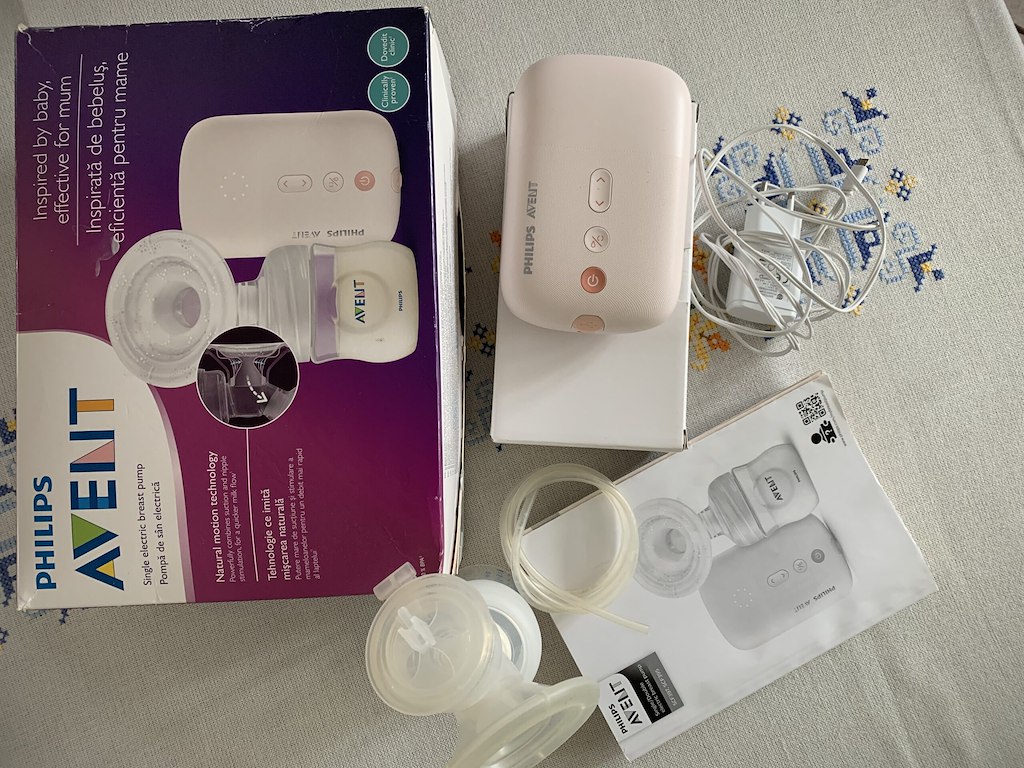 Avent električna pumpica za izmlazanje + sterilizator + grejač za flašice