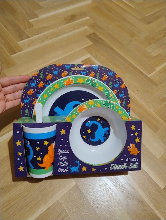 Plastični set za jelo